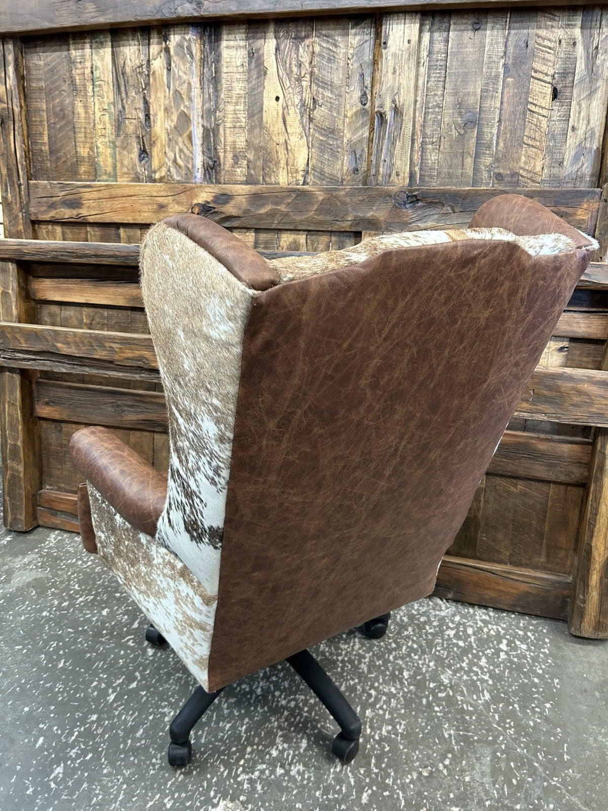 Custom Wingback Western Desk Chair | Your Western Decor