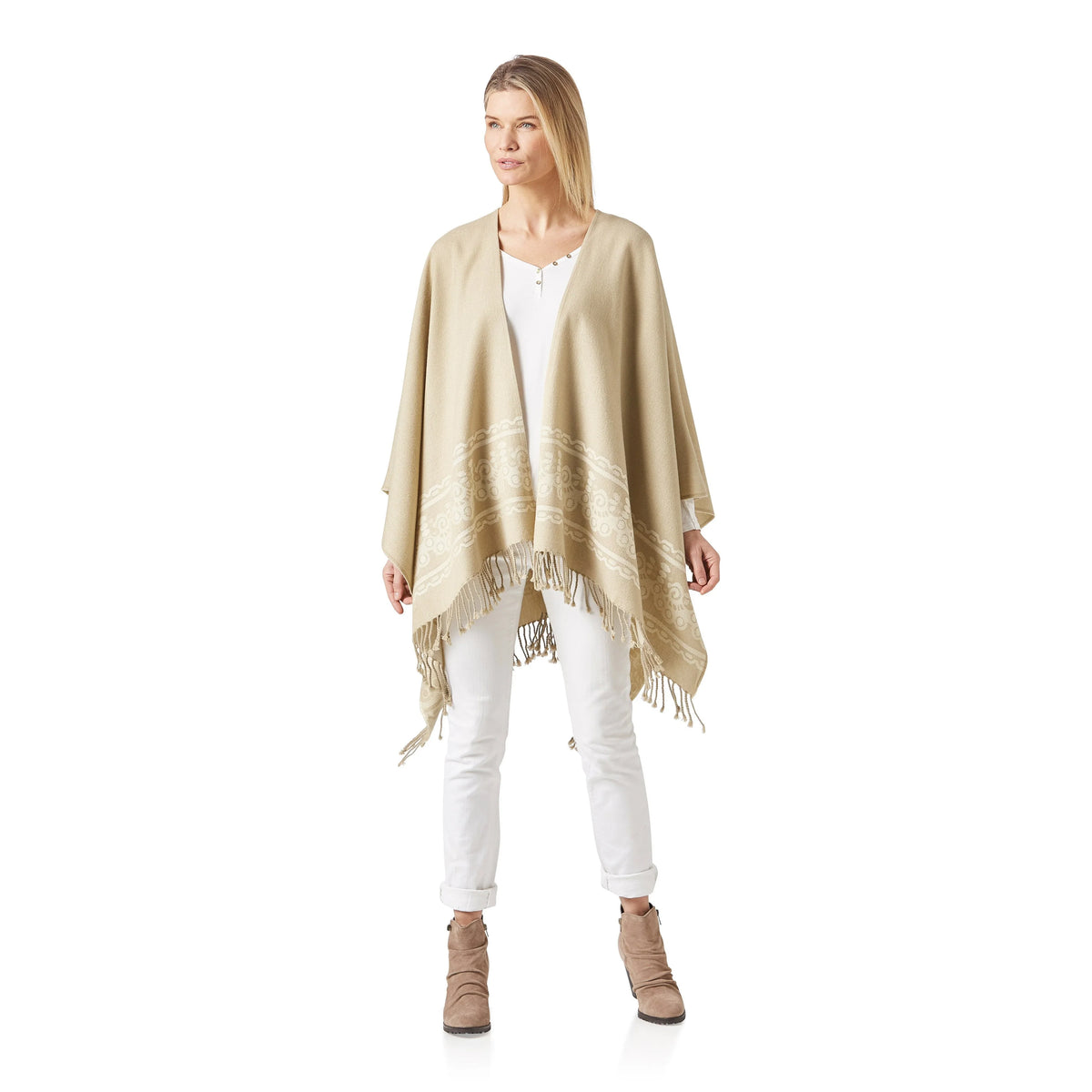 Women's Sand Shawl Ecuadorian Artisan-Made – Your Western Decor
