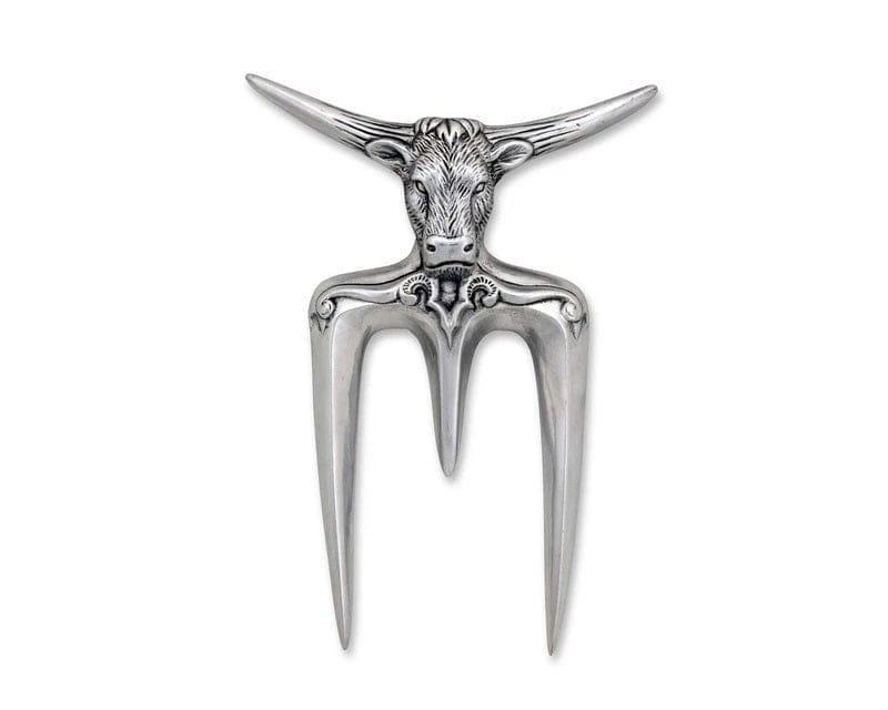 Aluminum Longhorn Carving Fork | Your Western Decor