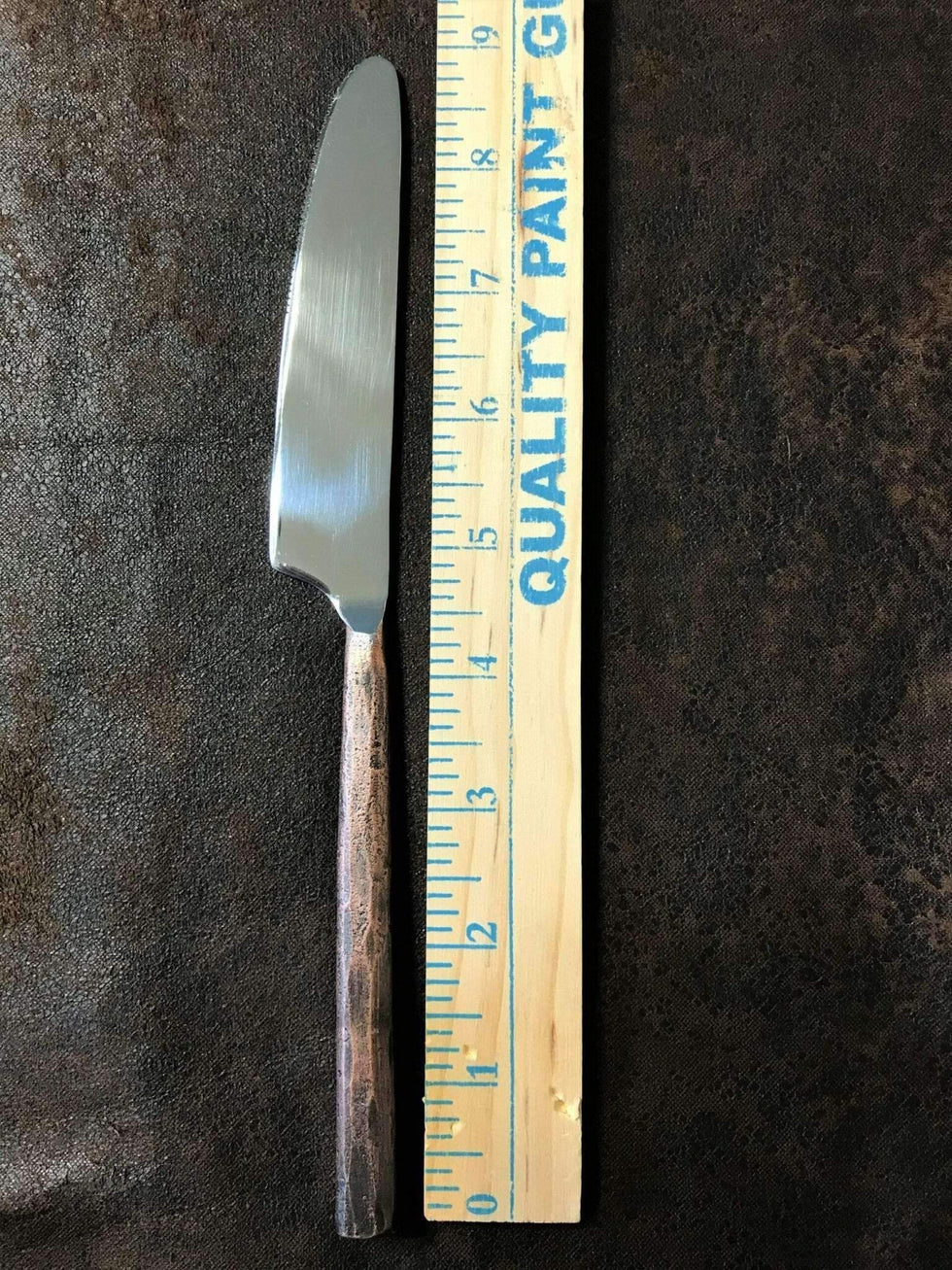 Hammered Copper Handled Flatware | Your Western Decor