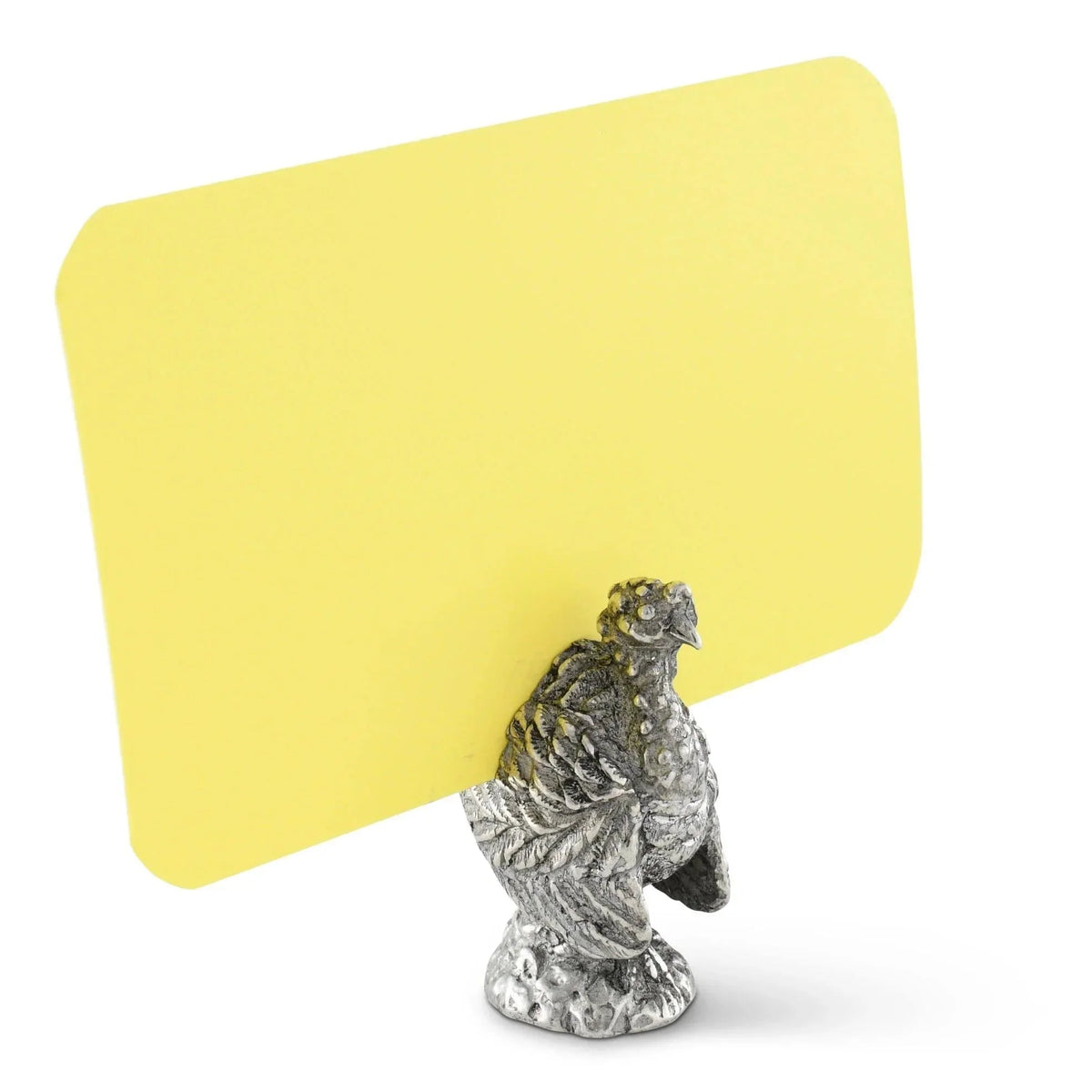 Pewter Turkey Place Card Holder | Turkey Table Decor – Your Western Decor