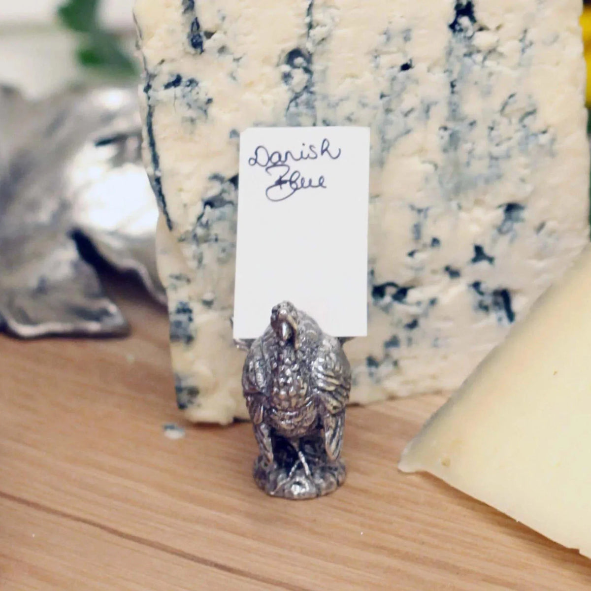 Pewter Turkey Place Card Holder | Turkey Table Decor – Your Western Decor