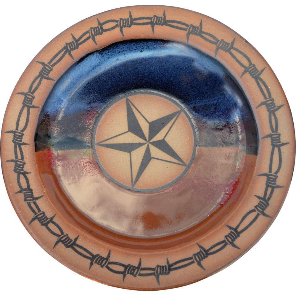 Barbed Wire & Star Western Dinnerware | Your Western Decor