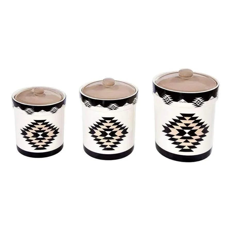 Black Diamond Southwestern Canisters | Your Western Decor