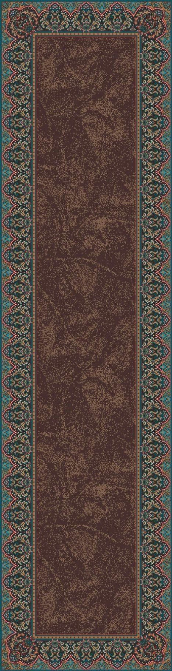 Chocolate & Turquoise ~ Elegant Western Rugs | Western Area Rug – Your ...