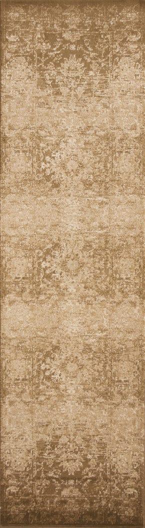 Distressed Patterned Beige Floor Runner | Your Western Decor