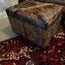 Cowhide & Leather Western Footstool | Your Western Decor