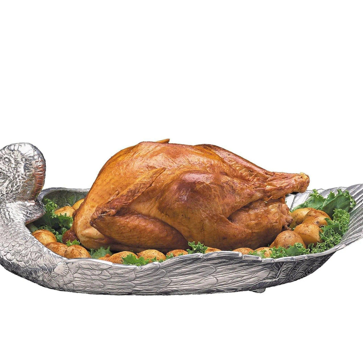 Handmade Aluminum Turkey Serving Tray | Your Western Decor