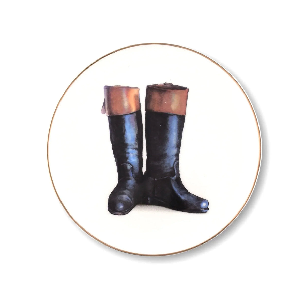 Heels Down English Riding Boot Plate | Your Western Decor