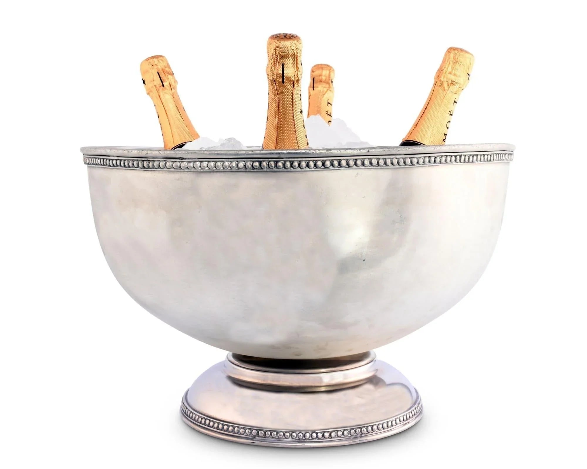 Large Premium Pure Pewter Ice Tub | Wine Tub | Your Western Decor