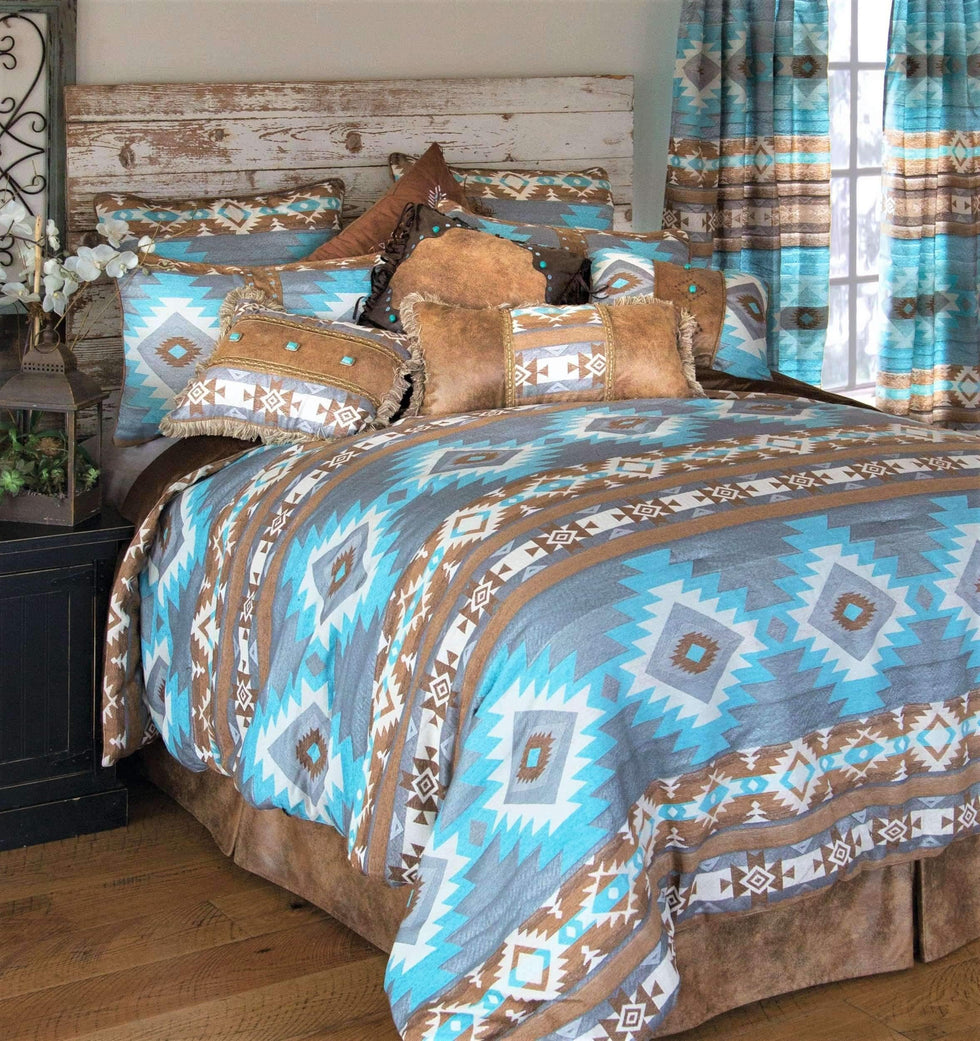 Santa Fe Sky Comforter Set | Southwest Bedding | Your Western Decor