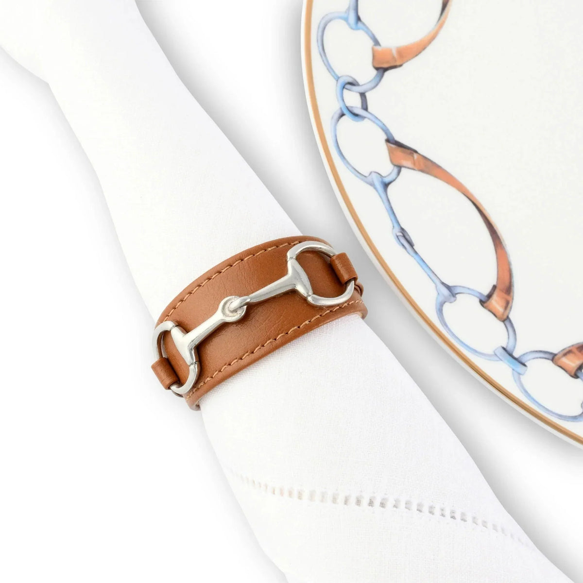 Snaffle Bit & Leather Napkin Ring | Your Western Decor