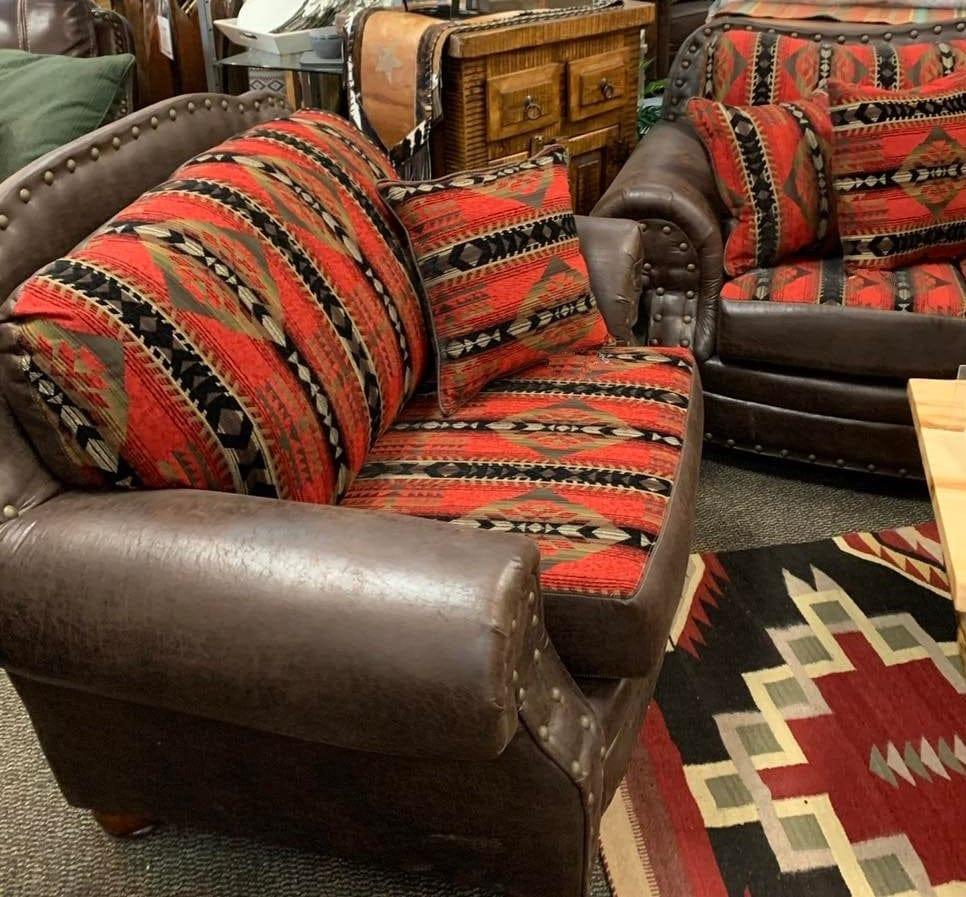 Southwest Sorrel Fabric | Custom Upholstery | Your Western Decor