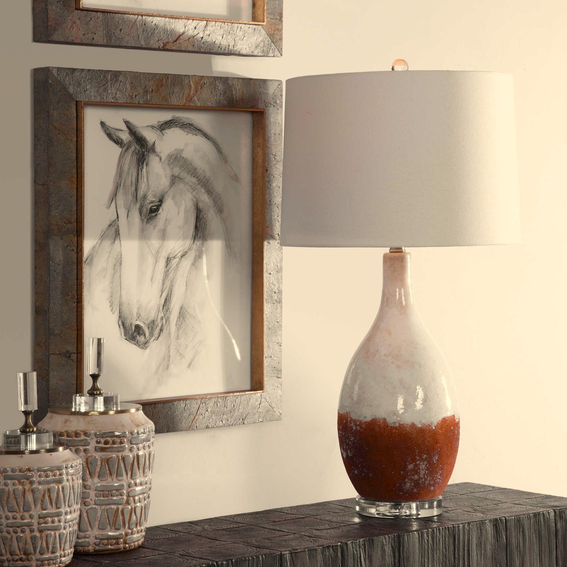 Terra Cotta Rust Table Lamp | Lighting | Your Western Decor