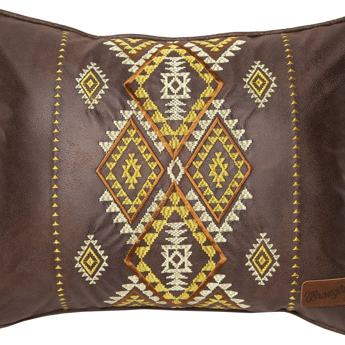 Yellowstone Diamond Embroidered Accent Pillow | Your Western Decor